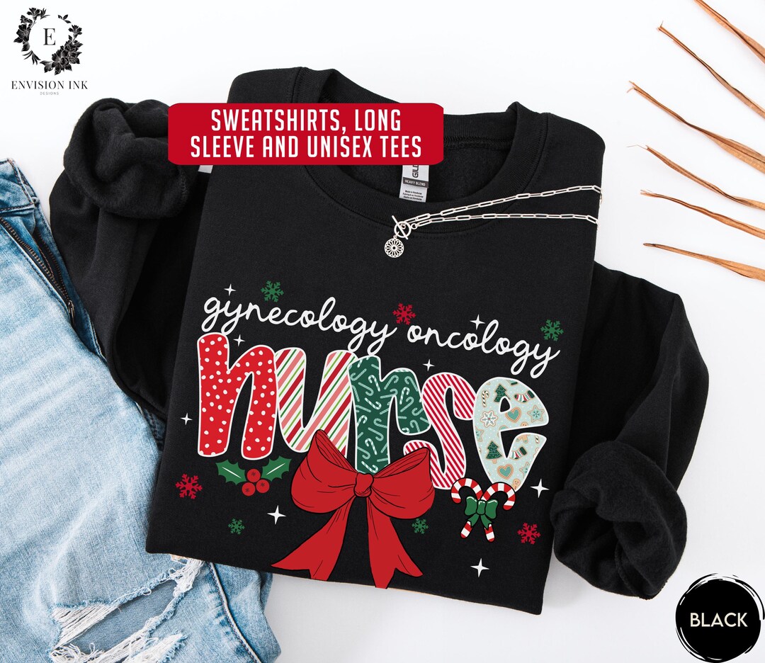 Christmas Gynecology Oncology Nurse Sweater, Oncology Nurse Christmas ...
