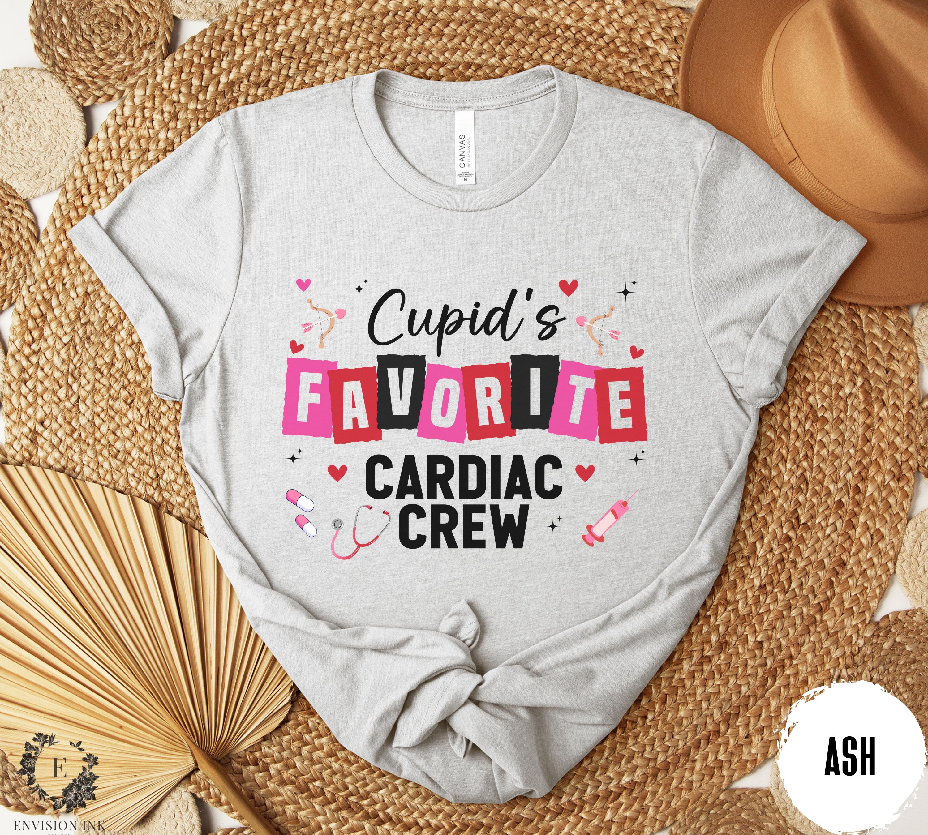 Valentine Cardiac Crew Shirt, CVICU Crewneck, Cardiac Intensive Care ...