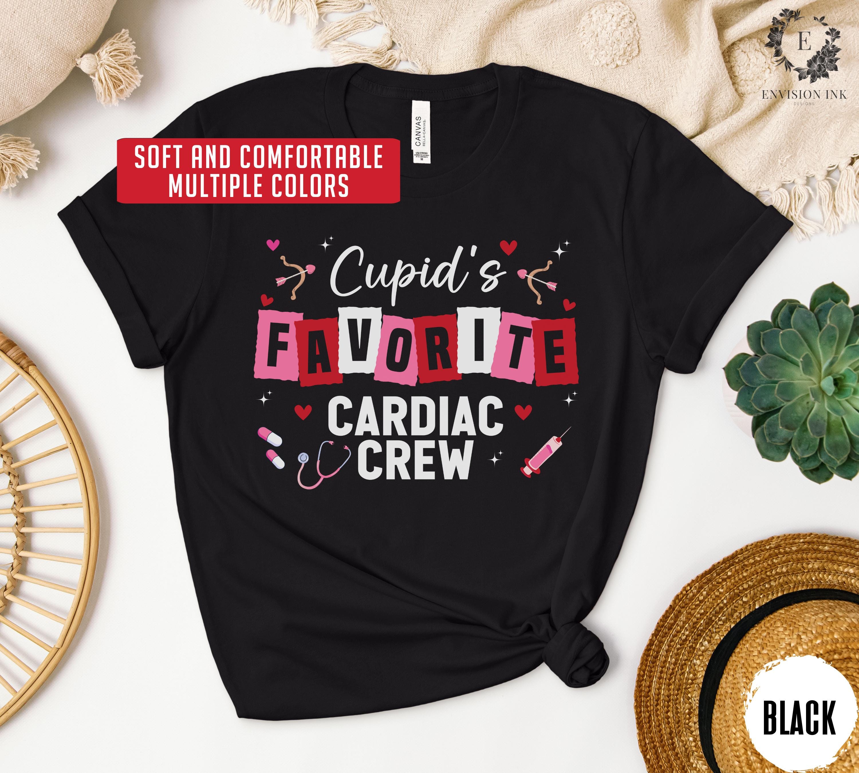Valentine Cardiac Crew Shirt, CVICU Crewneck, Cardiac Intensive Care ...