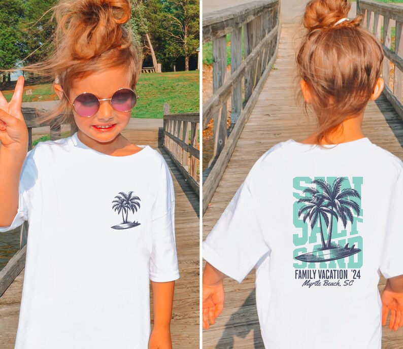 Comfort Colors Custom Family Beach Shirts Personalized Matching Group ...