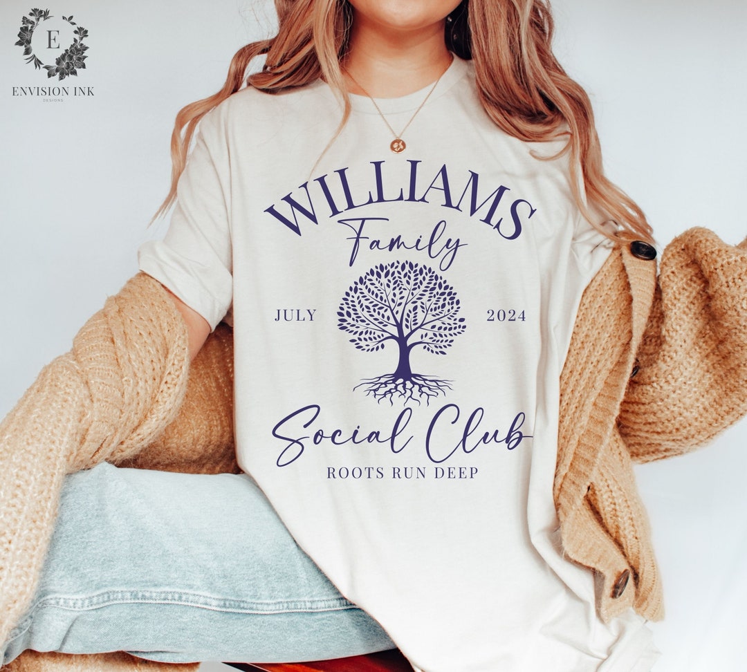Custom Family Reunion Tree Shirt 2024, Trendy Family Social Club Tshirt ...
