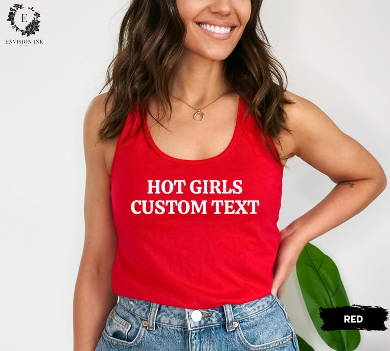 Custom Girls Tank Tops, Girls Trip Tanks, Beach Trip Racerback ...