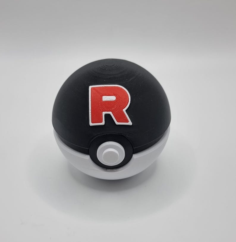 Pokemon - Team Rocket - Pokeball - 3D Printed - Cosplay / Prop ...