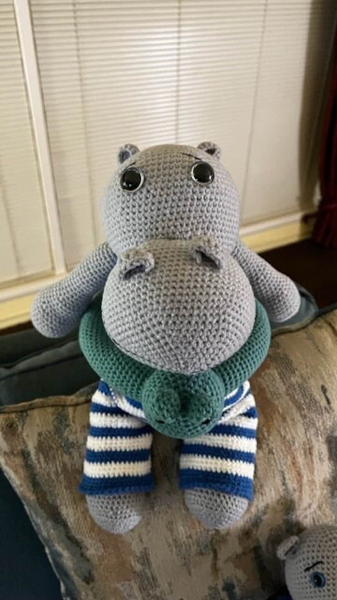 Harry the Hippo - Etsy