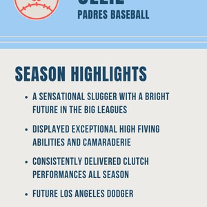 Classic Customizable Little League Baseball Trading Card | Editable ...