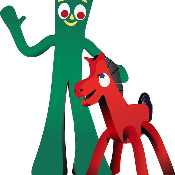 Gumby and Pokey - Etsy