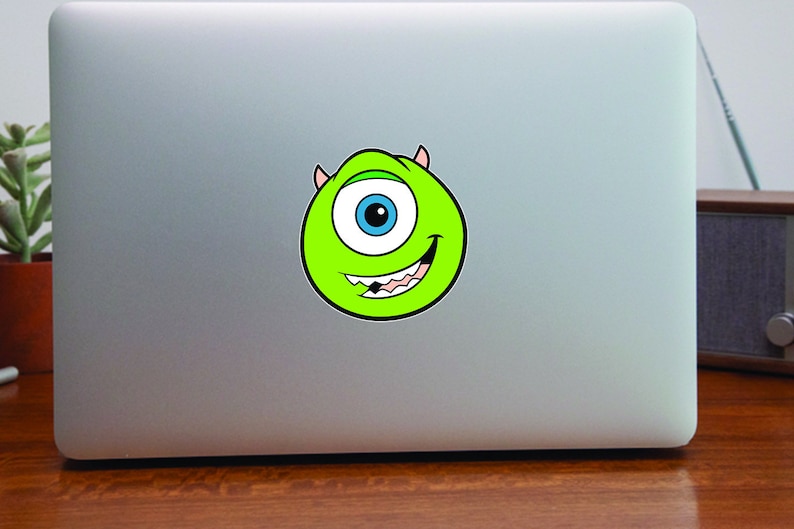 Monsters Inc Mike Wazowski Head Logo Vinyl Decal / Sticker 10 - Etsy