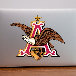 Anheuser Busch Beer Main Vinyl / Sticker 10 Sizes Tracking FREE ...