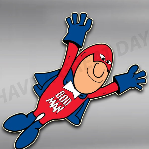 Bud Man Sticker - Etsy