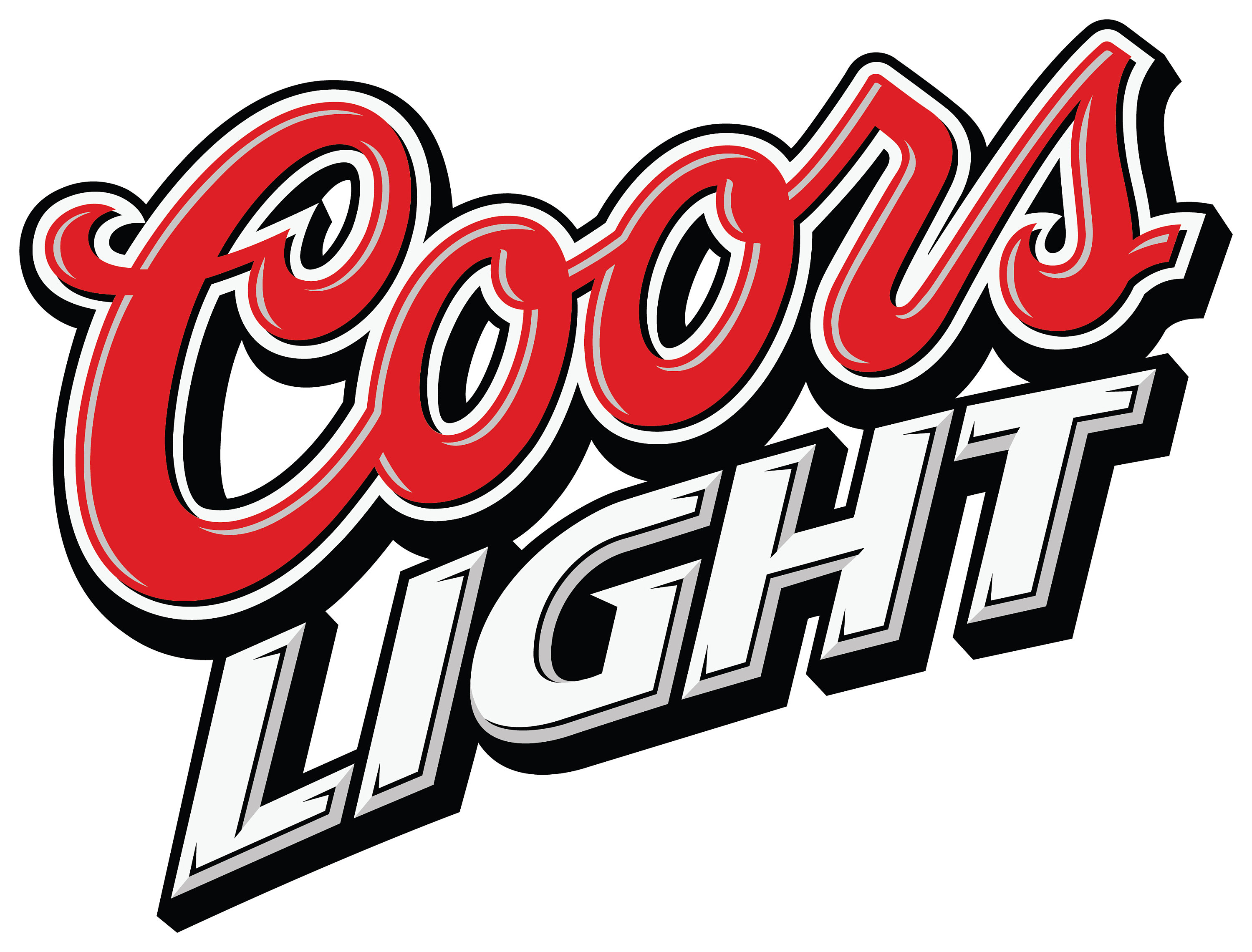 Coors Light Logo Black And White