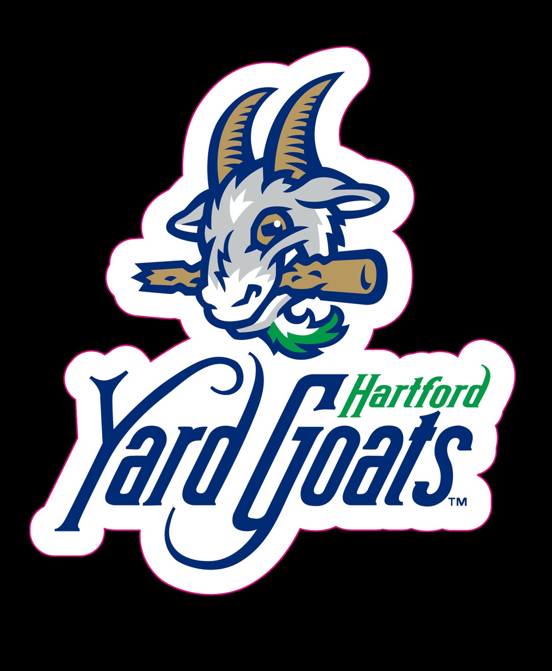 Hartford Yard Goats Milb Main Logo Vinyl Decal Sticker 10 Sizes Free