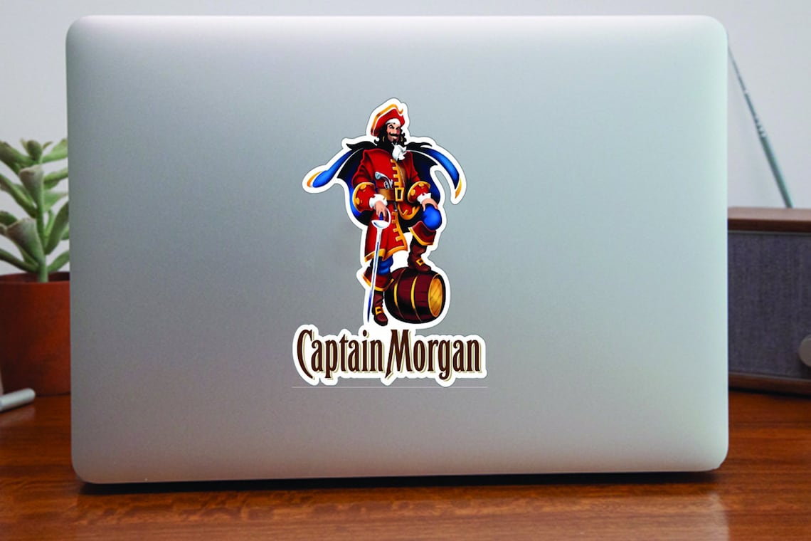 Captain Morgan Run Vinyl / Sticker 10 Sizes Tracking FREE SHIPPING - Etsy