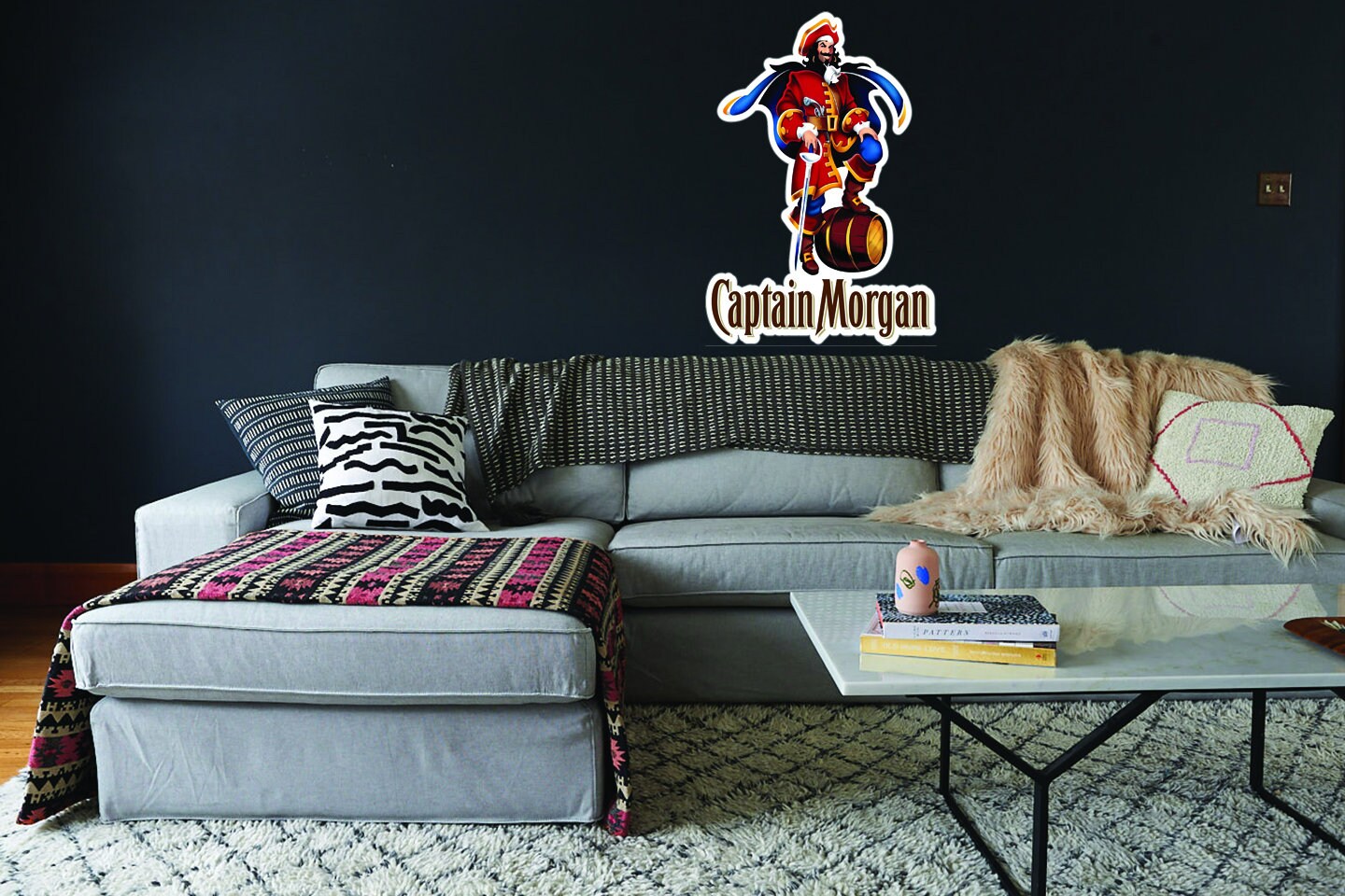 Captain Morgan Run Vinyl / Sticker 10 Sizes Tracking FREE SHIPPING - Etsy
