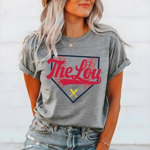 The Lou Baseball Shirt: St. Louis Retro Sports Tee - Etsy