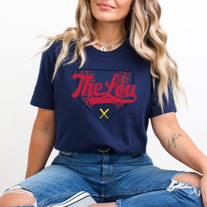 The Lou Baseball Shirt: St. Louis Retro Sports Tee - Etsy