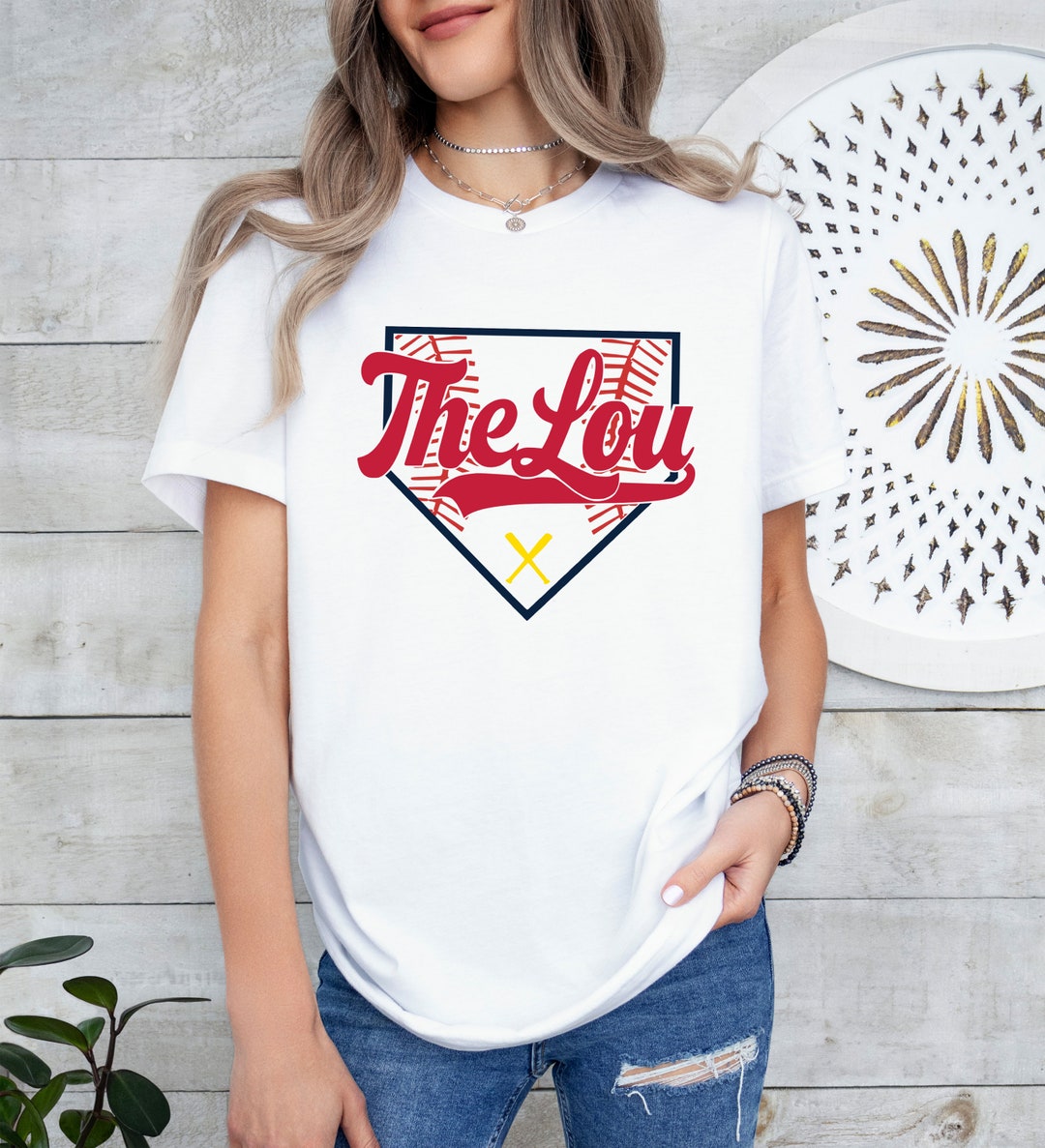 The Lou Baseball T-shirt: St. Louis Retro Sports Shirt - Etsy
