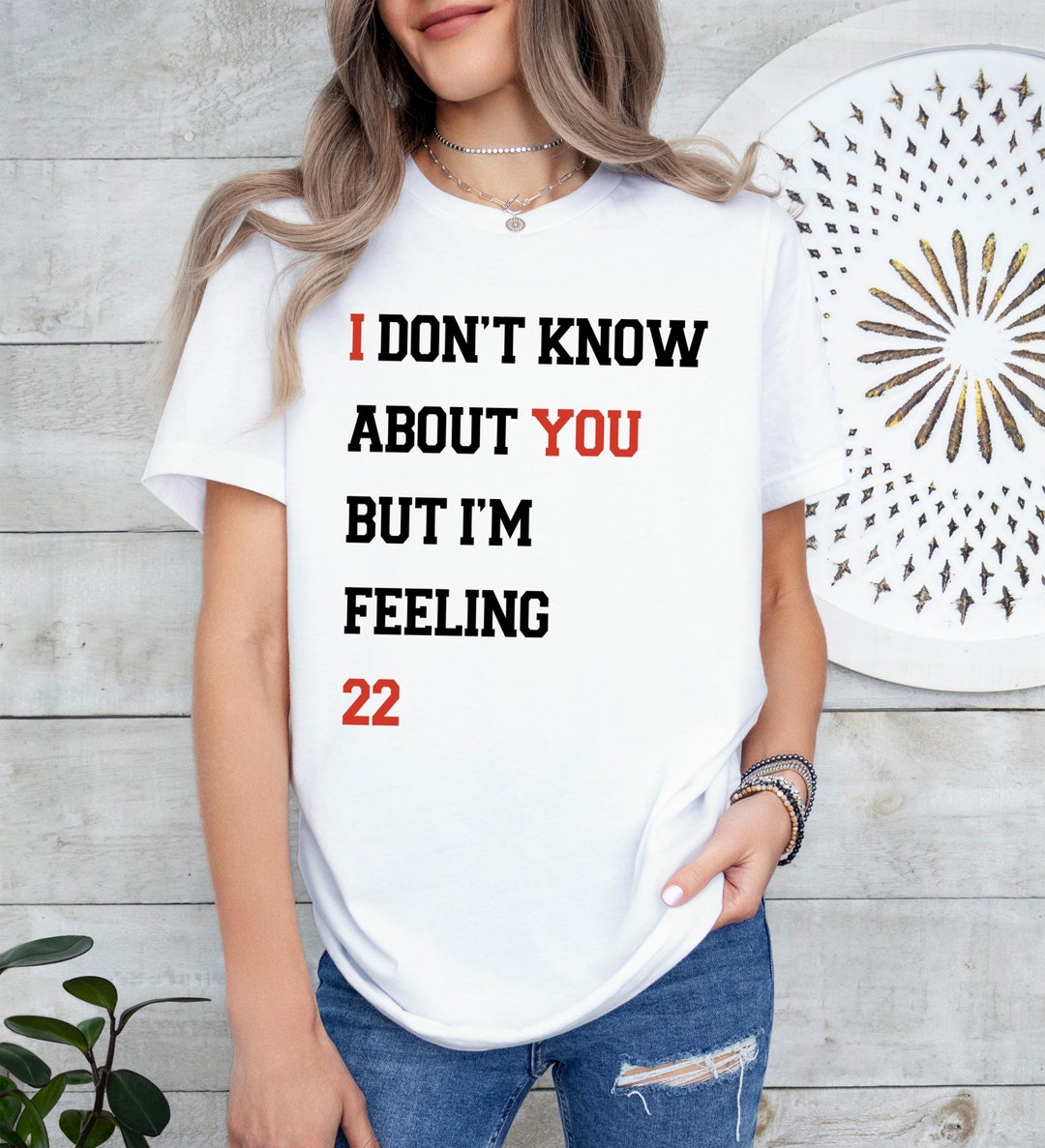 Feeling 22 Birthday T-shirt: Custom Pop Culture Tee - Etsy