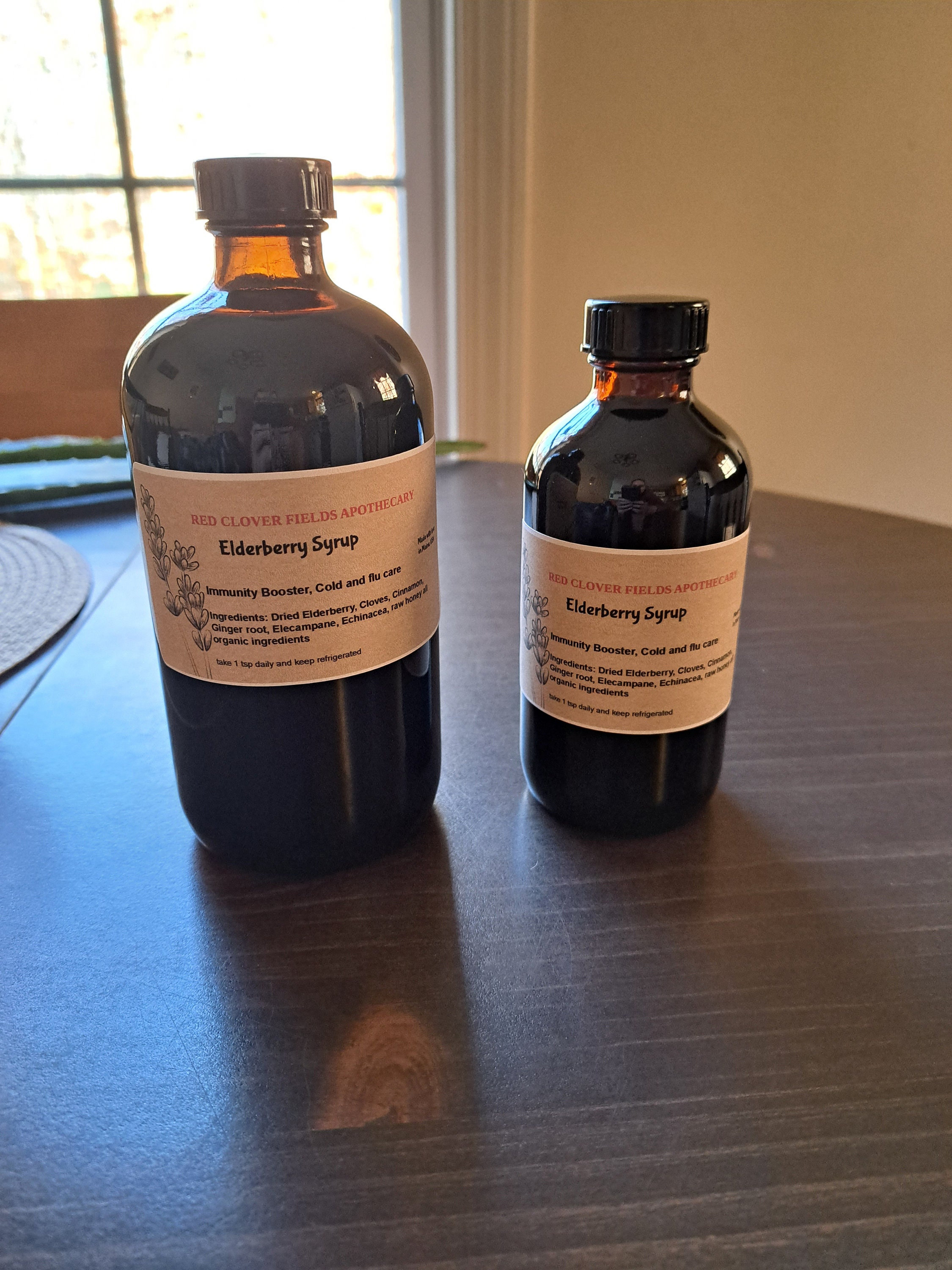 Elderberry Syrup With Echinacea, Organic Elderberry Syrup, Elecampane ...