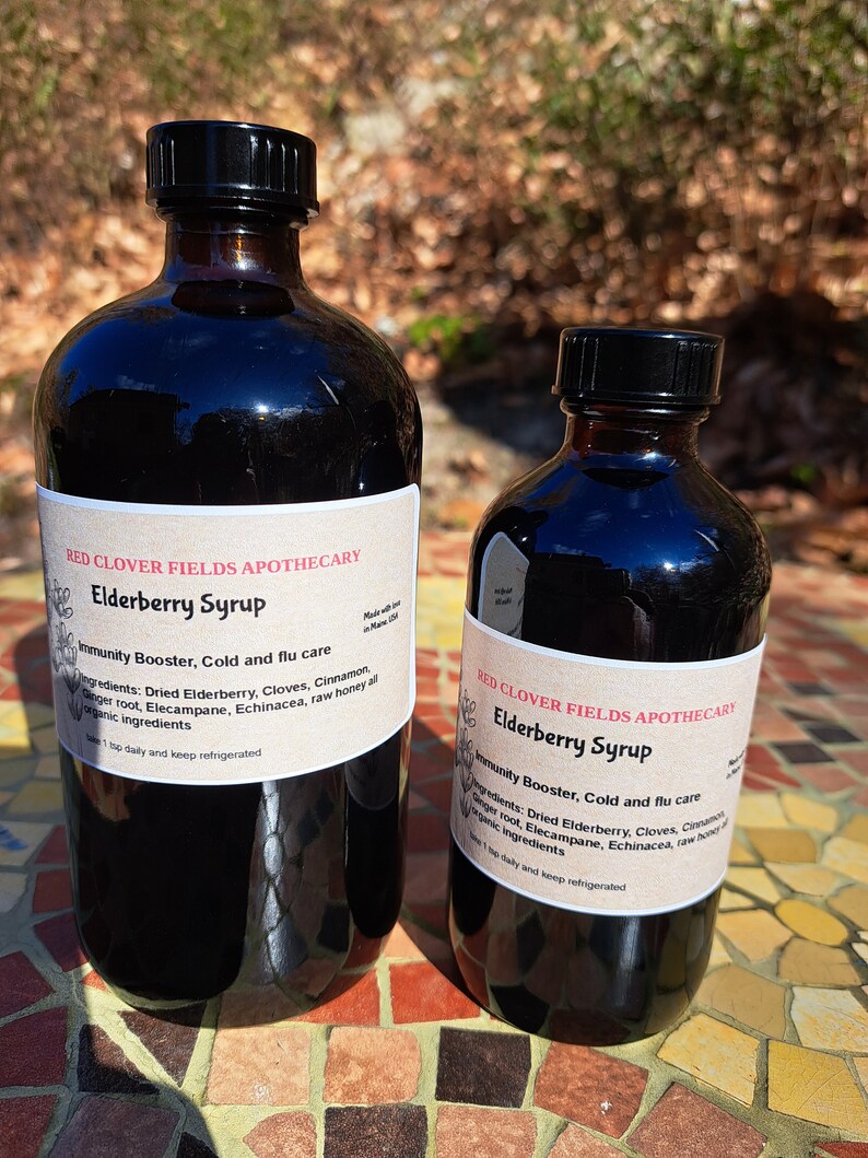 Elderberry Syrup With Echinacea, Organic Elderberry Syrup, Elecampane ...
