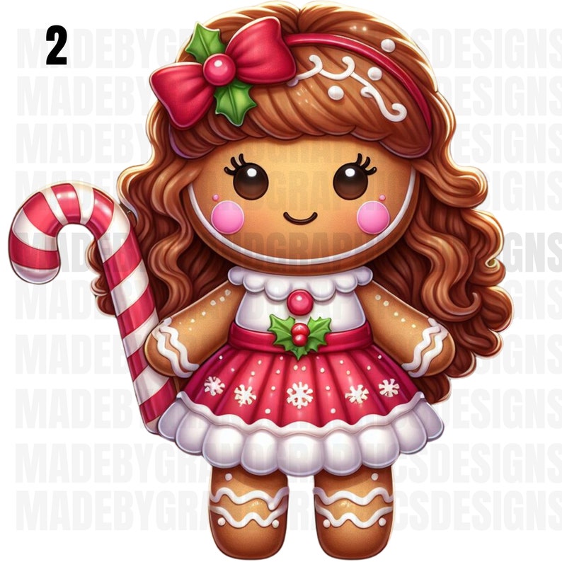 Gingerbread Girl Png, Gingerbreadman Png, Christmas Png File, Christmas ...