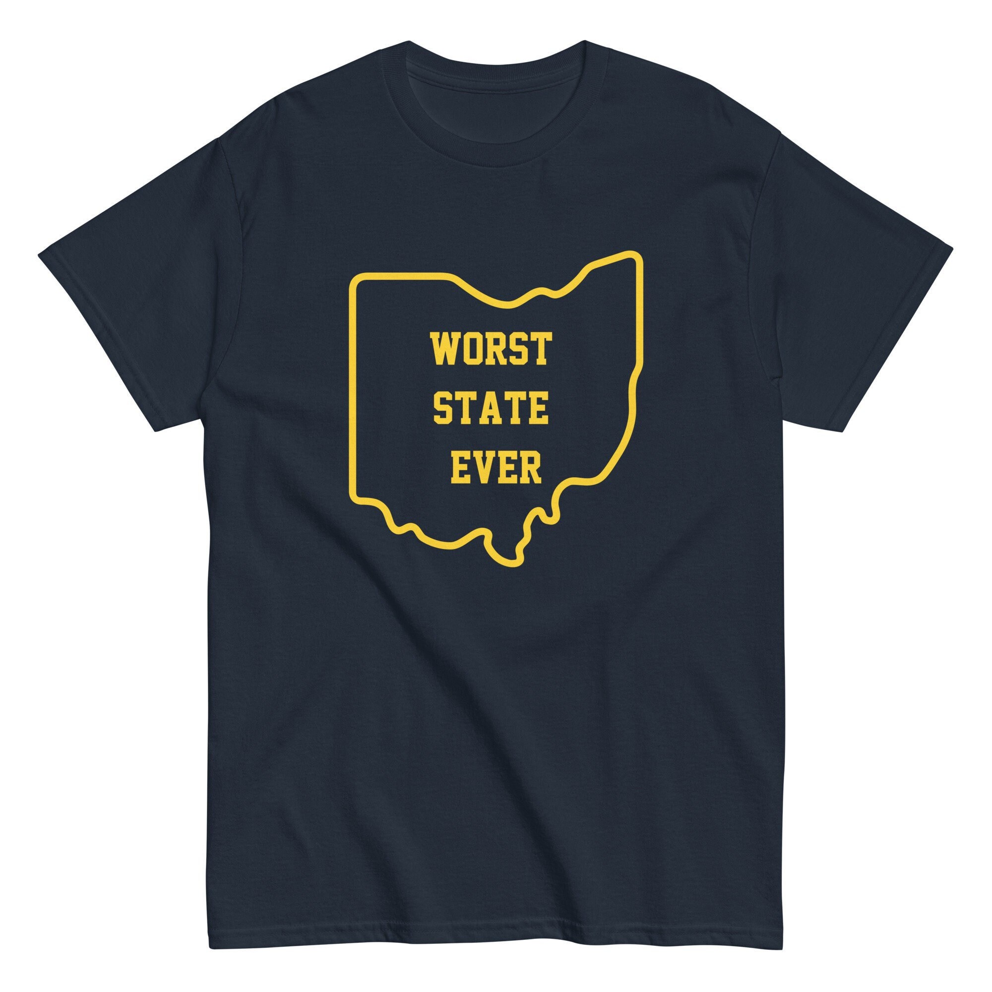 Worst State Ever T-shirt, Ohio Tee, Sports Apparel, Funny Shirts, Ohio ...