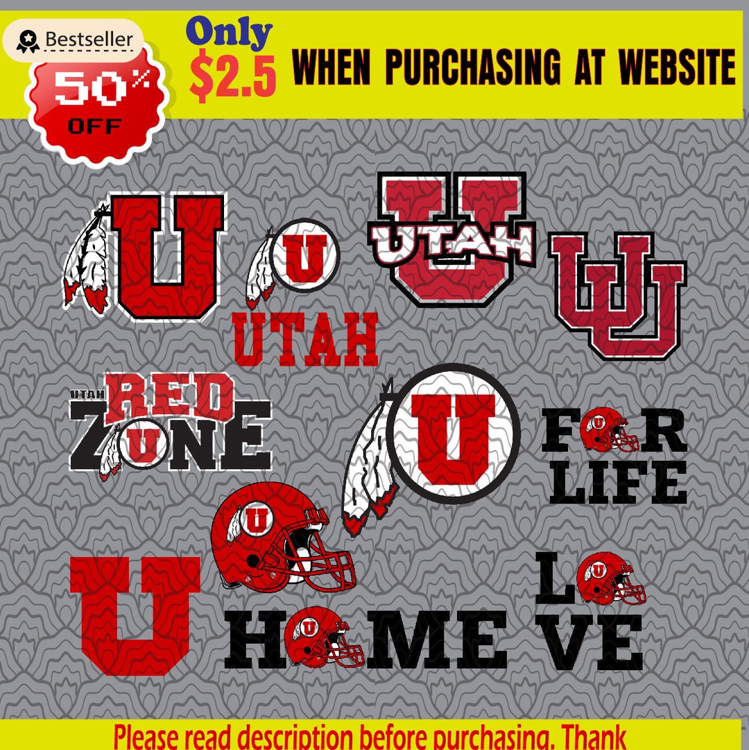 U-tah-utes-svglogo Bundle College Sports Teaminstant - Etsy