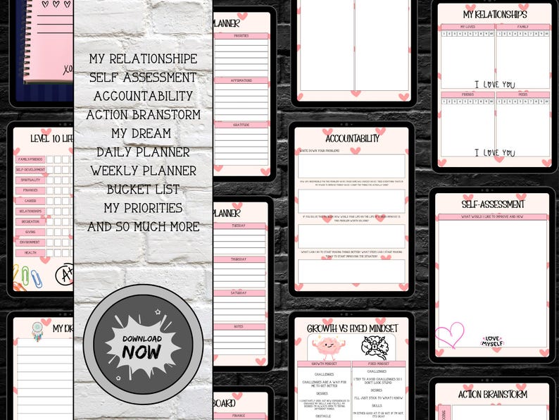 2025 Manifesting My Dream Journal Printable Goal Setting ...