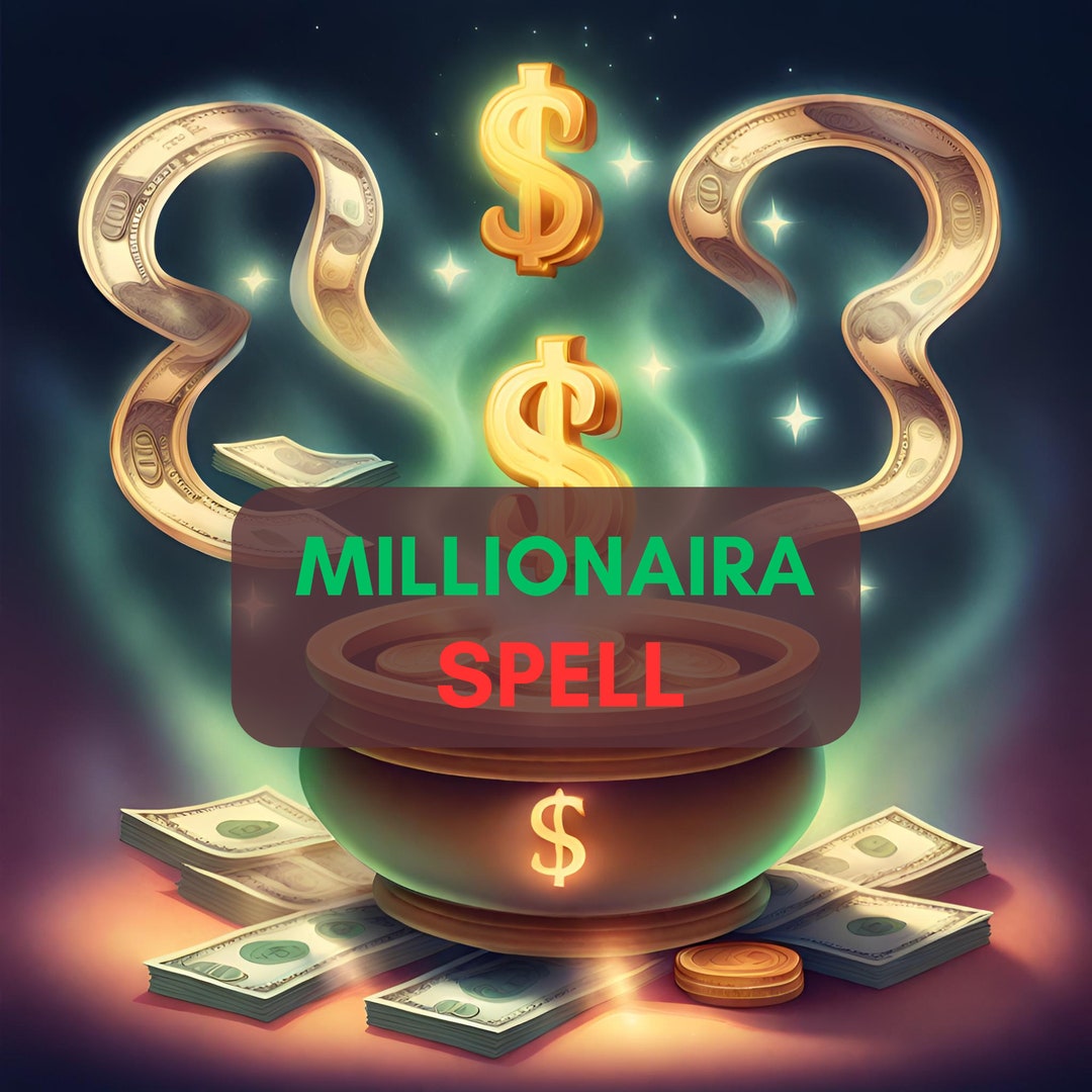 Millionaira Spell, Money Spell, Wealth Spell, Get Rich Spell - Etsy