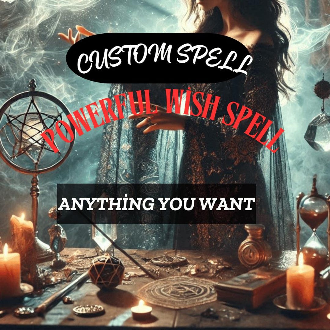 Anything You Want Spell, Wish Custom Spell - Etsy