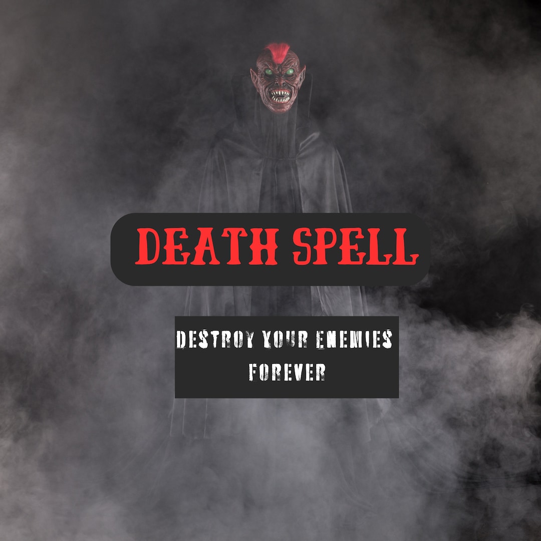 Ultimate Death Spell, Destroy Enemies Spell, Death Spell - Etsy