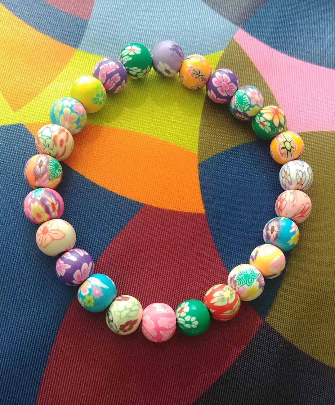 Single Strand Clay Polymer Bracelets - Etsy