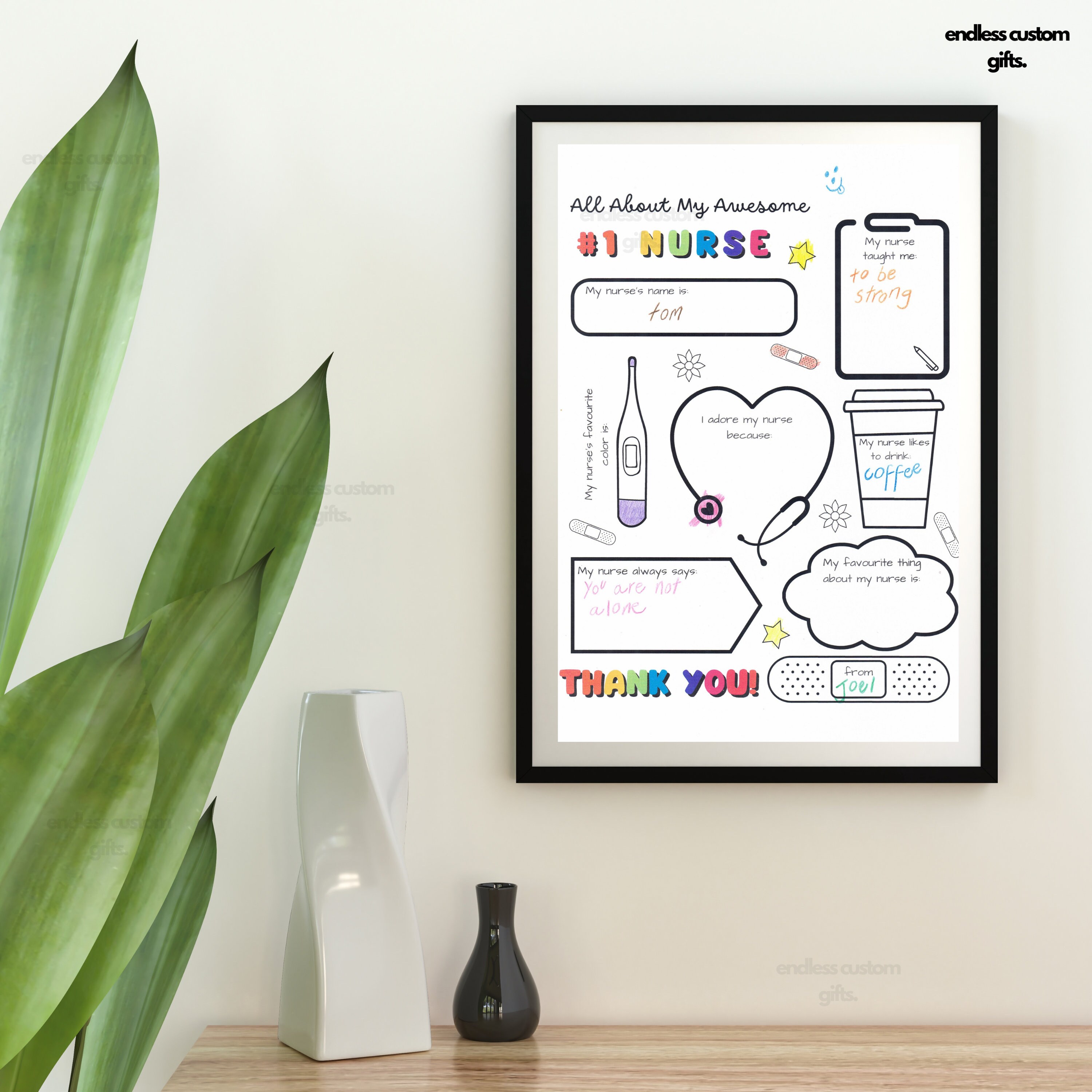 Nurse Appreciation Kids Coloring Page Nurse Thank You School Nurse Day ...