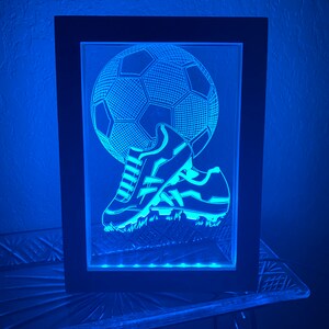 Chef LED Lamp Multicolor 3d Illusion Night Light Lamp Unique Gift for ...