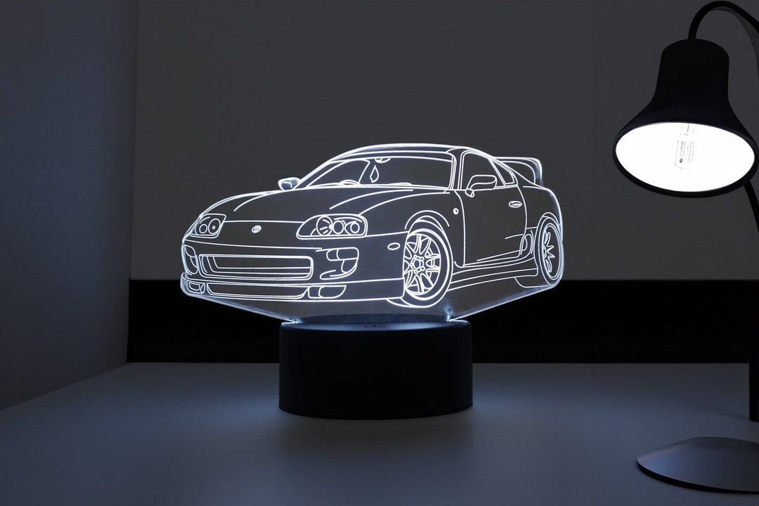 Personalized Multicolor Toyota Supra LED Light Led Lamp 3d LED ...