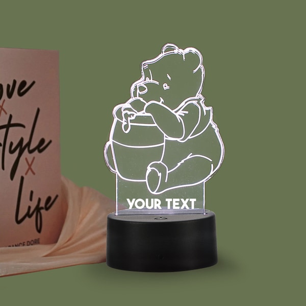 Personalized Night Light Winnie the Pooh - Etsy