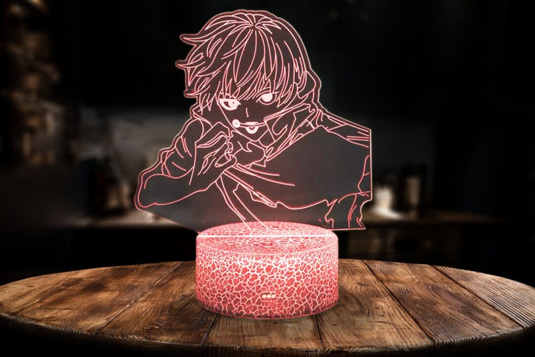 Anime Led Lamp Personalized 3d LED Table Lamp, Multicolor 3d Illusion ...