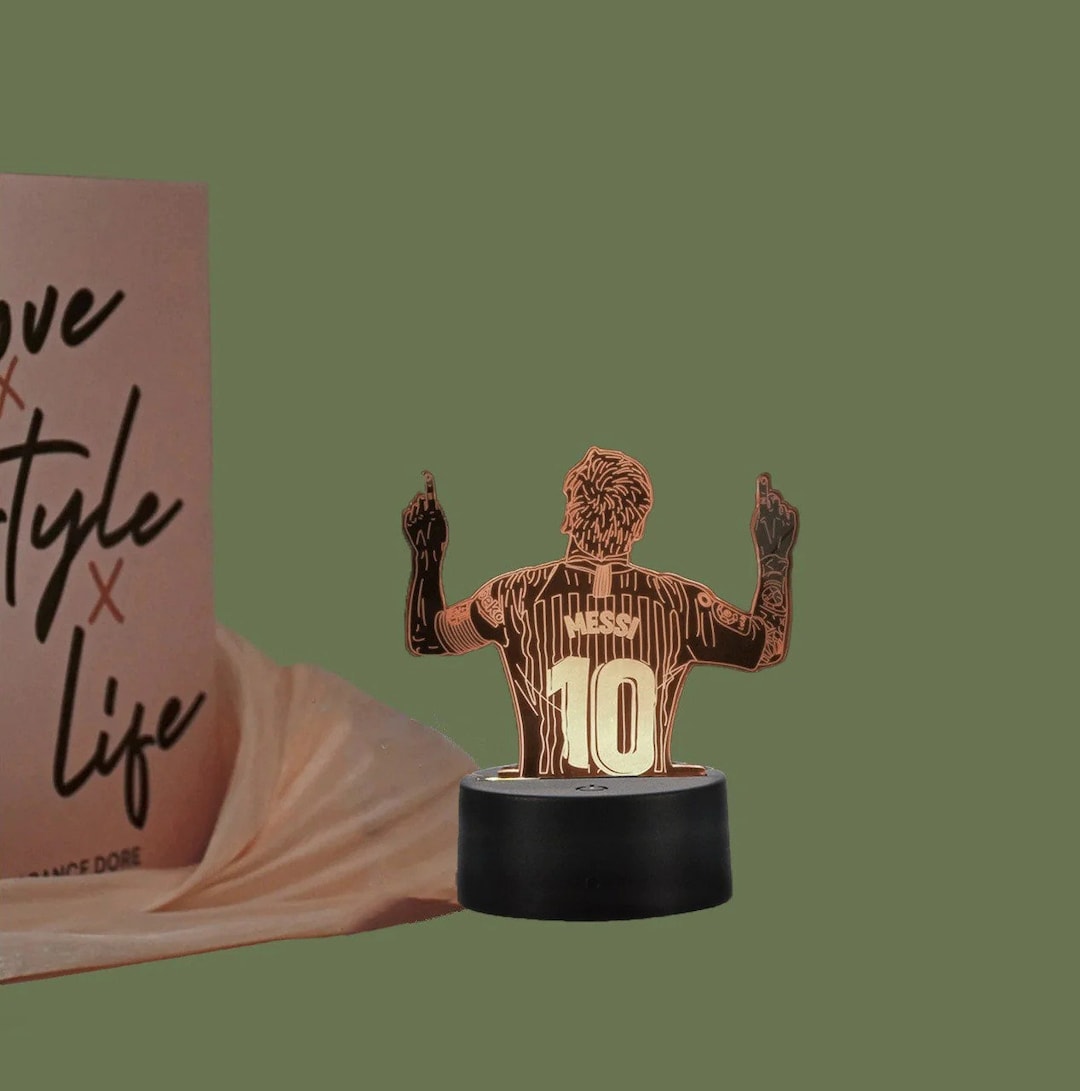 Personalized Messi LED Night Light| 3d Illusion RGB Lamp |night Lamp ...