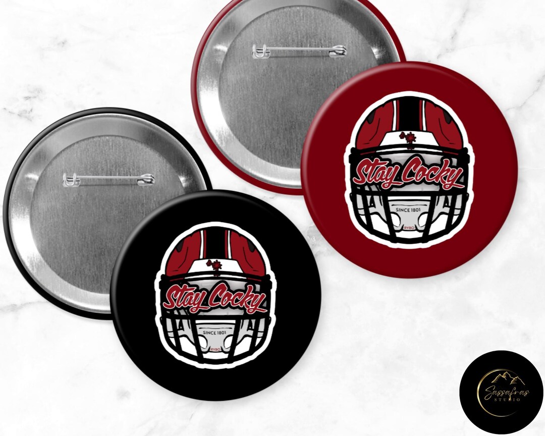 Stay Cocky Helmet | 3" Button | SEC College Football Button - Etsy