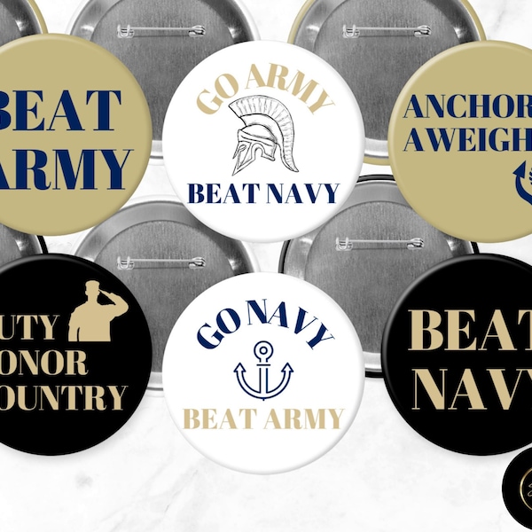 Navy Pin - Etsy