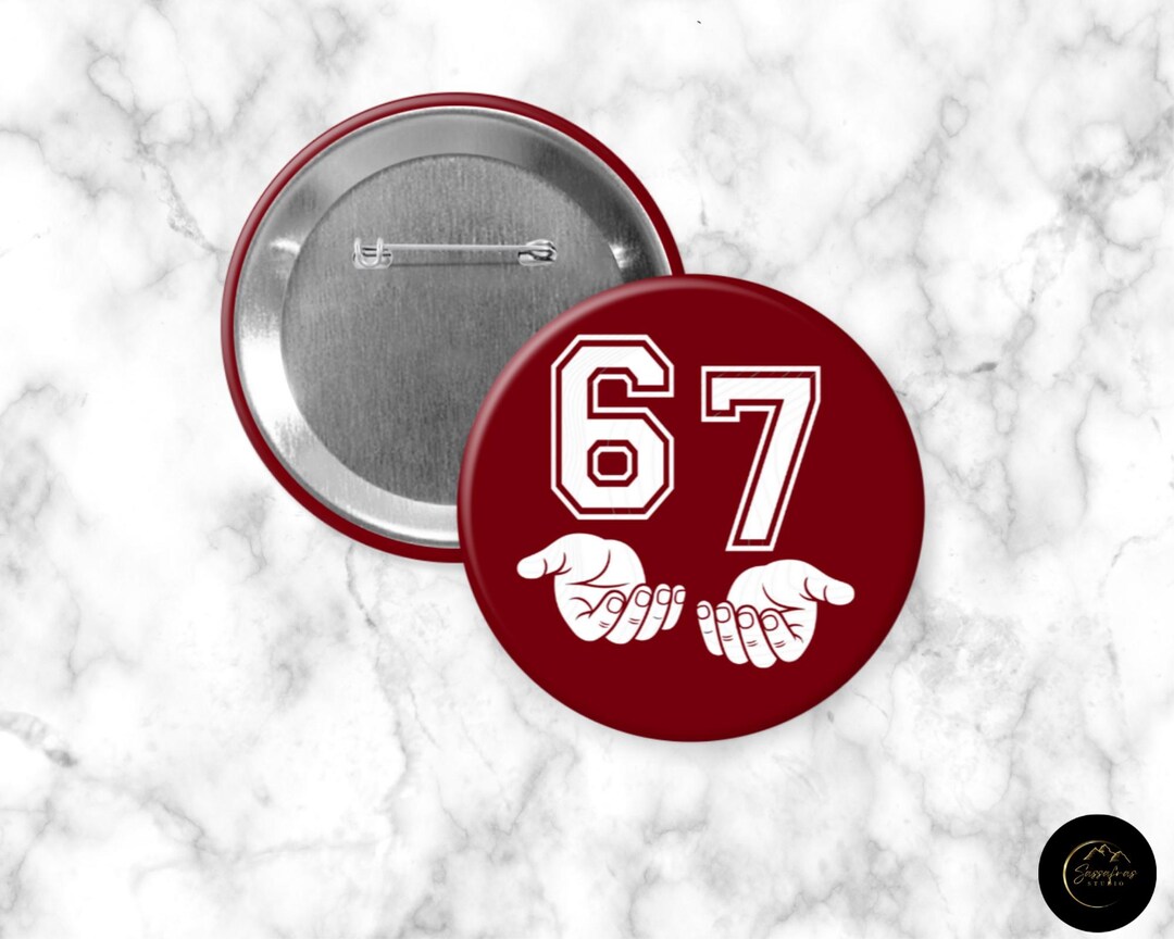 67 Pin Back Button - Etsy