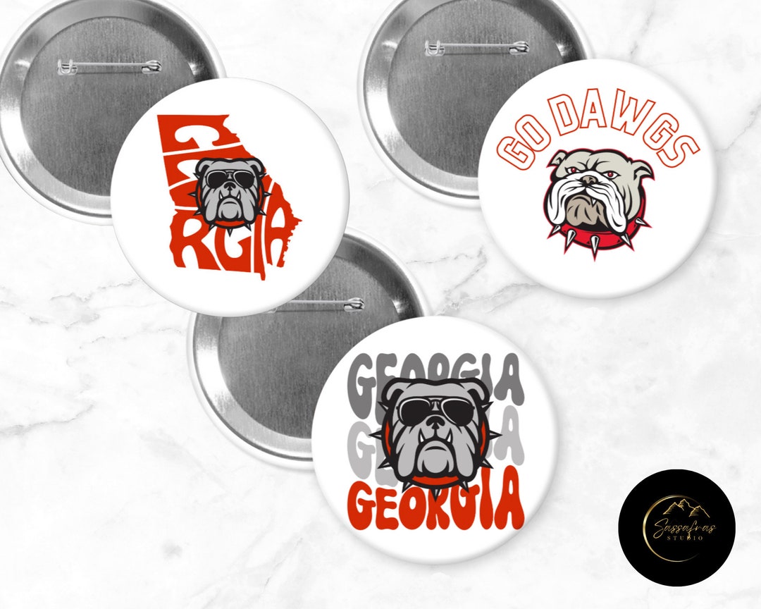 Georgia Gameday Button Pins - Etsy