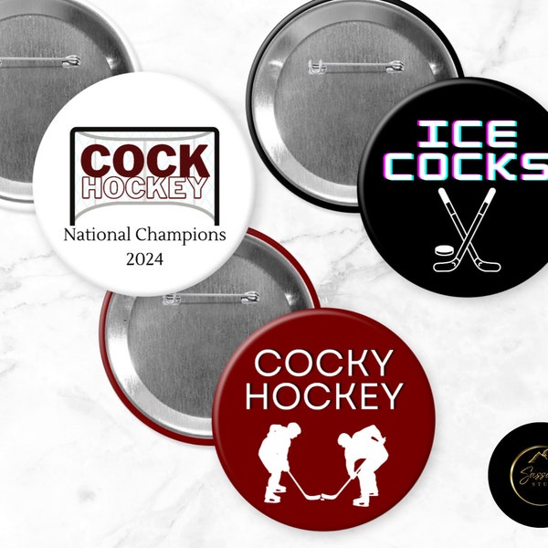 Hockey Buttons - Etsy Canada
