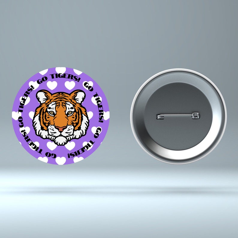 Clemson Tigers Gameday Button Pins - Etsy