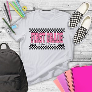 First Grade Here I Come Tshirt, Back to School, Trendy Girls Tshirt ...