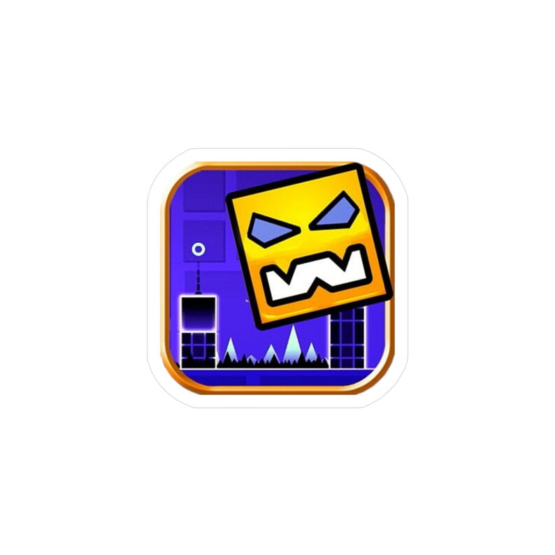Geometry Dash Vinyl Decal - Etsy
