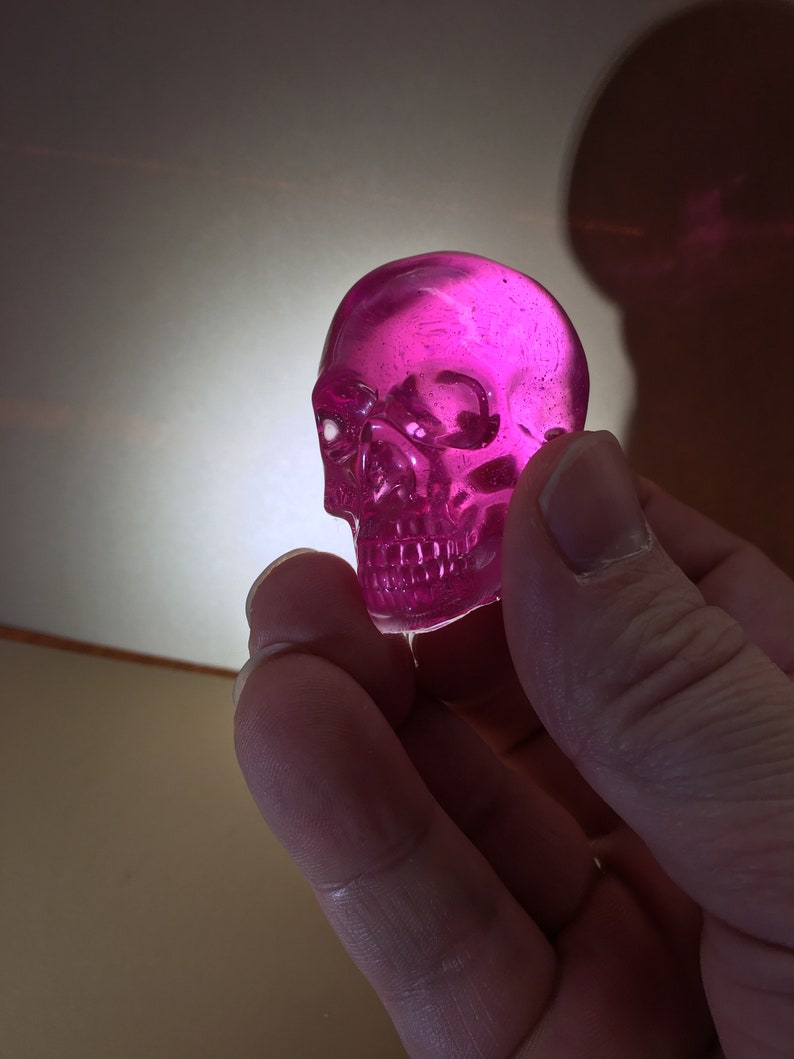 Small Resin Skulls | Skull Decoration | Epoxy Skull | Human Skull (2 ...
