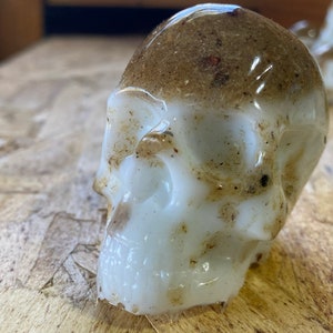 Small Resin Skulls | Skull Decoration | Epoxy Skull | Human Skull (2 ...