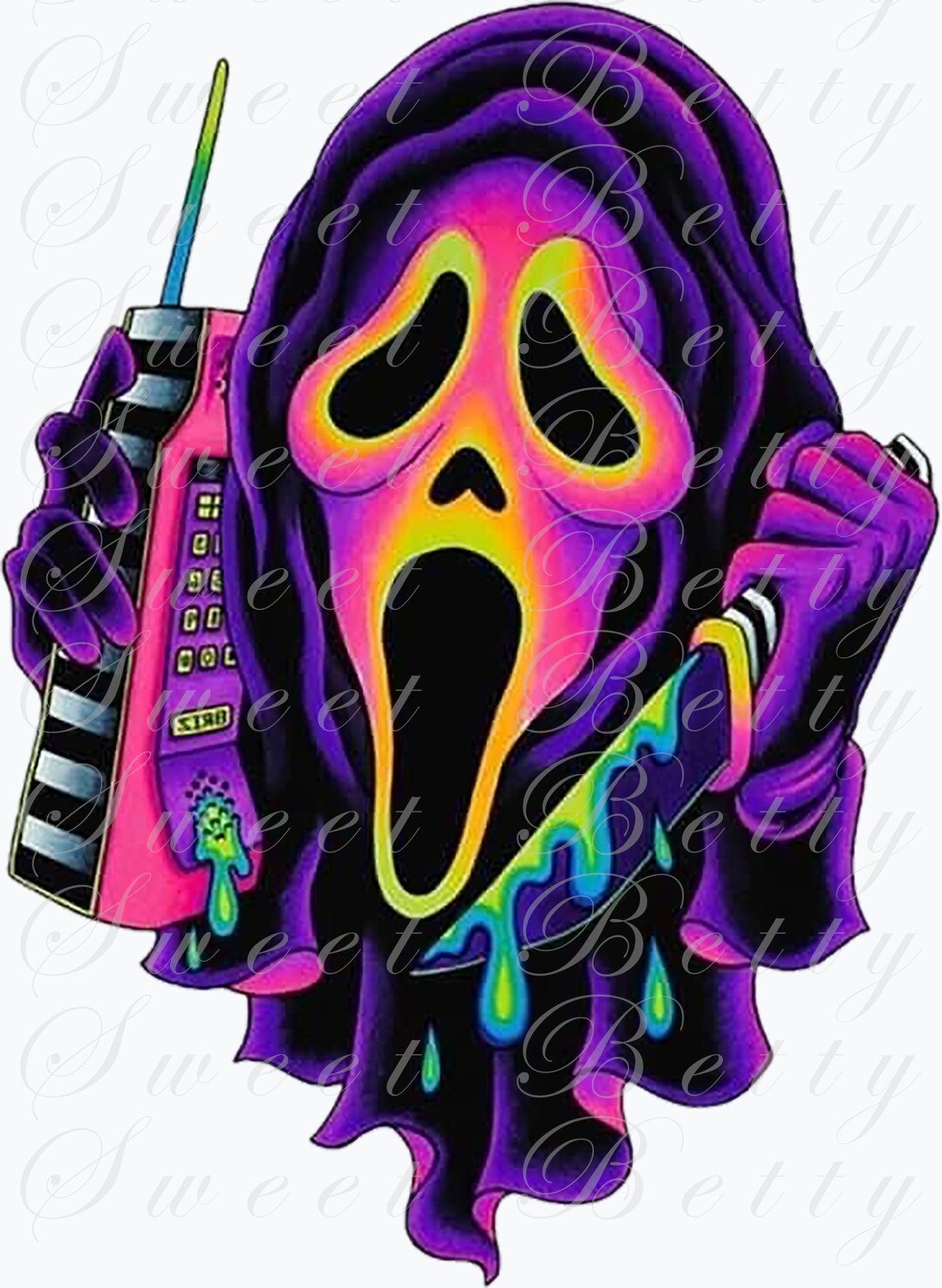 Vibrant Scream Calling DTF Heat Transfer - Etsy
