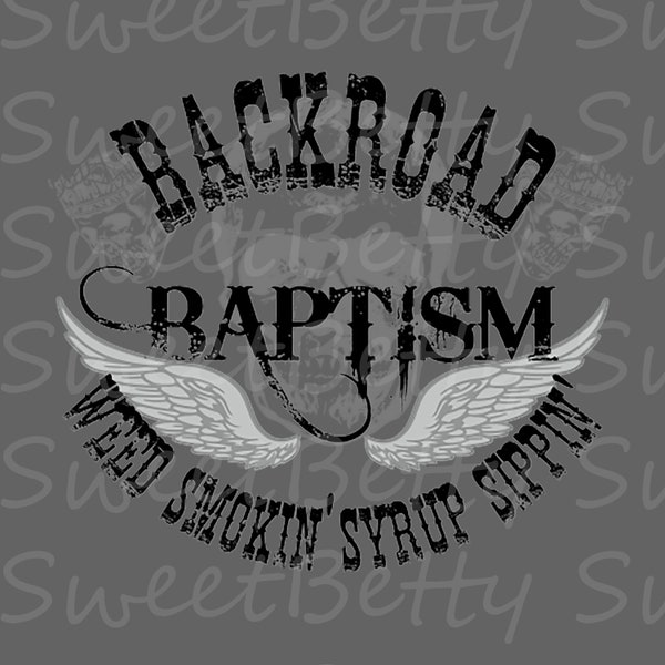 Backroad Baptism Svg - Etsy