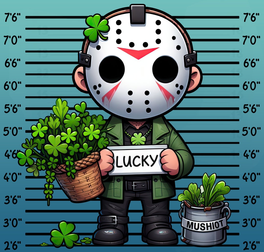 Chibi Jason Mugshot DTF Heat Transfer - Etsy